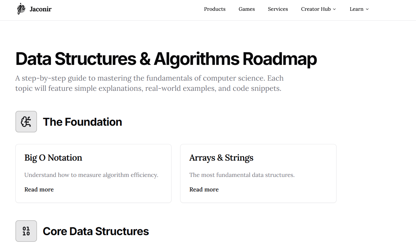 Free DSA Learning Hub – Data Structures & Algorithms for Beginners ...